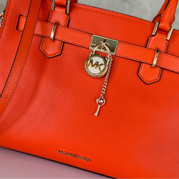 Michael Kors | Bags | Michael Kors Hamilton Medium Satchel Shoulder Bag ...
